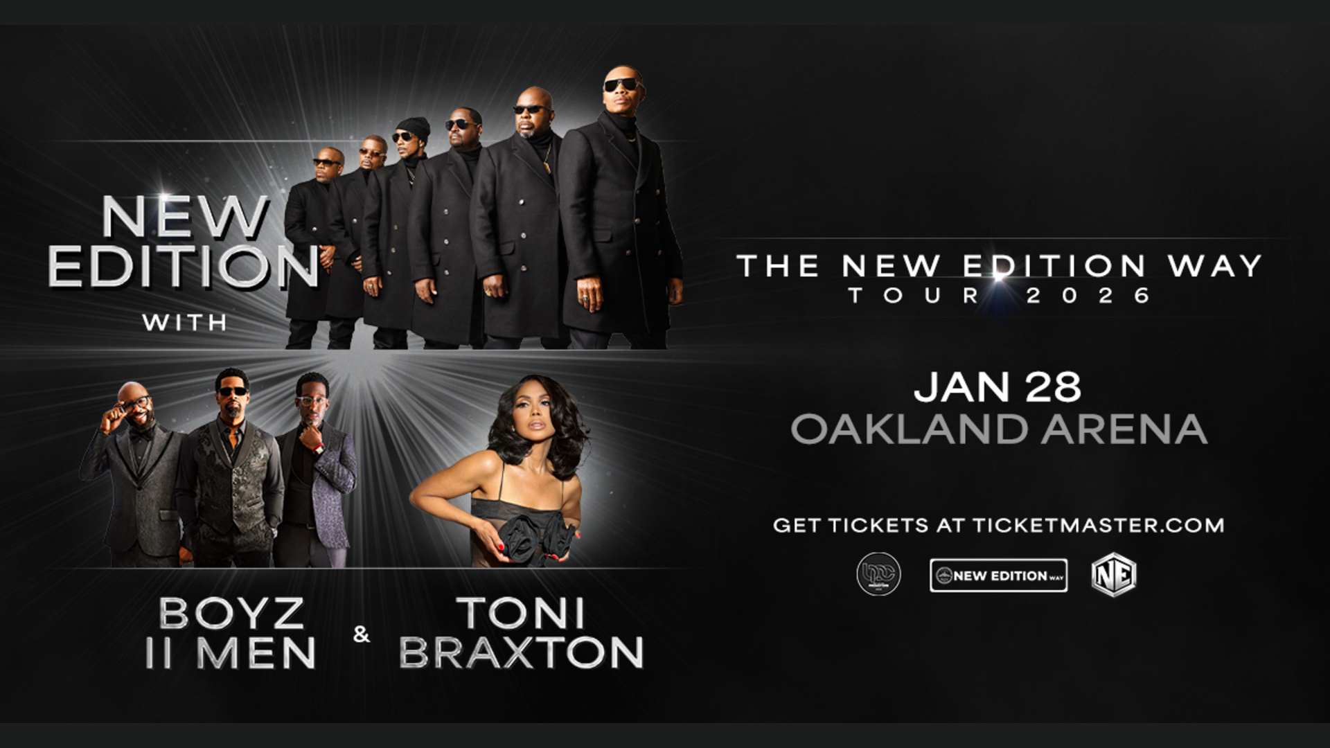 Win Tix: New Edition with Boyz II Men & Toni Braxton - 102.9 KBLX